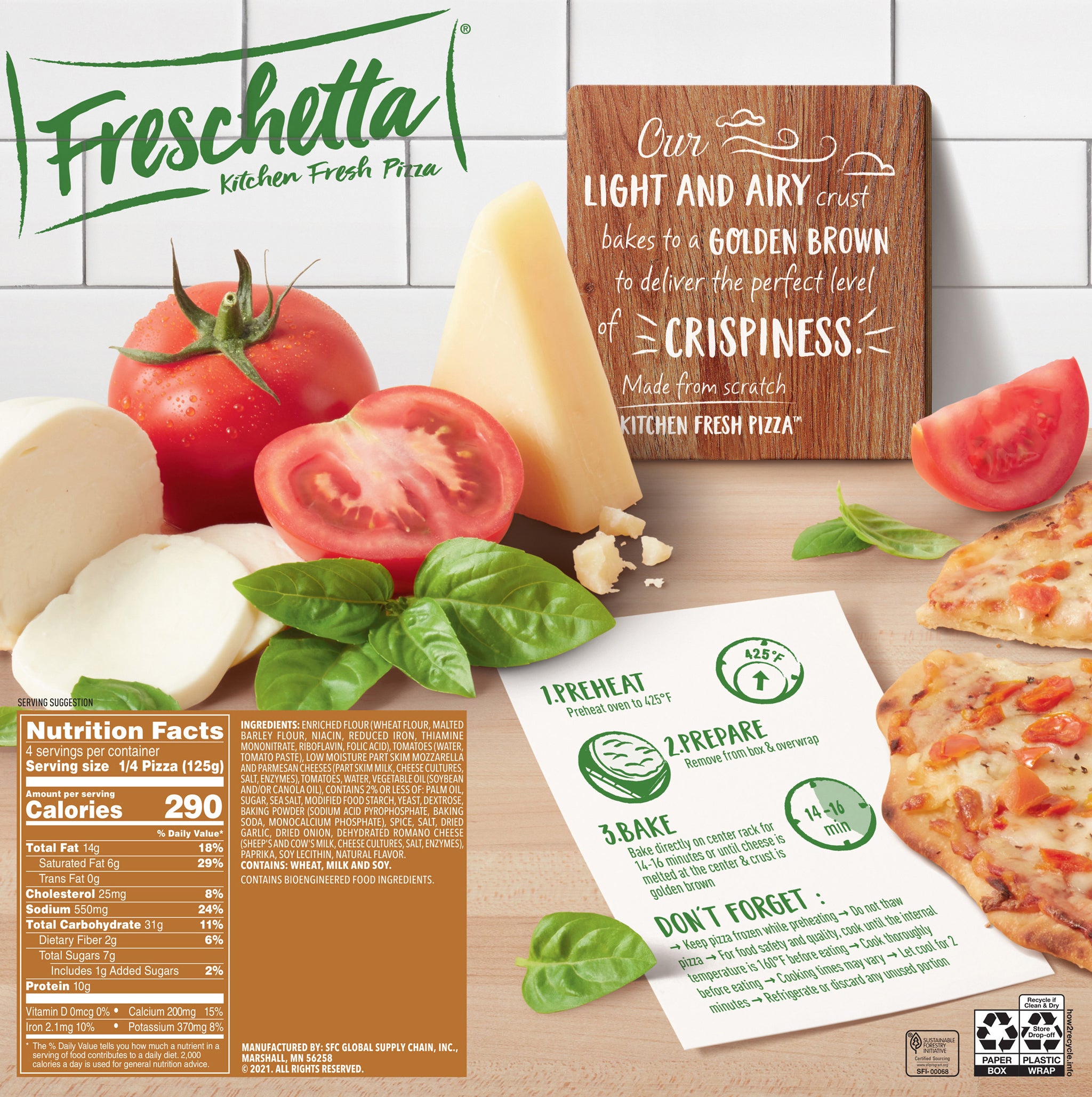 Thin Crust Pizza#N#– FRESCHETTA®