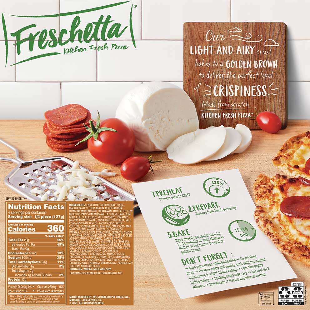 FRESCHETTA® Thin Crust Premium Pepperoni Pizza